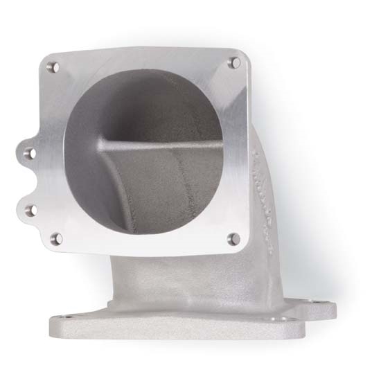 Edelbrock 3814 Throttle Body Air Intake Elbow, Aluminum, 95mm