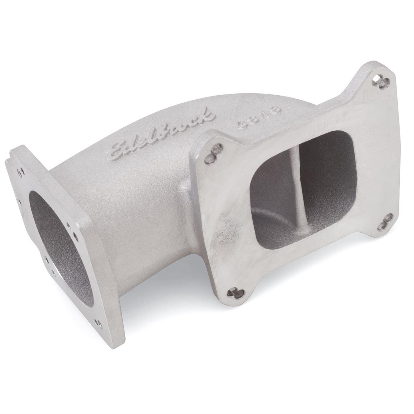 Edelbrock 3848 Intake Elbow Throttle Body Adapter, Ford 5.0L/GM LS1