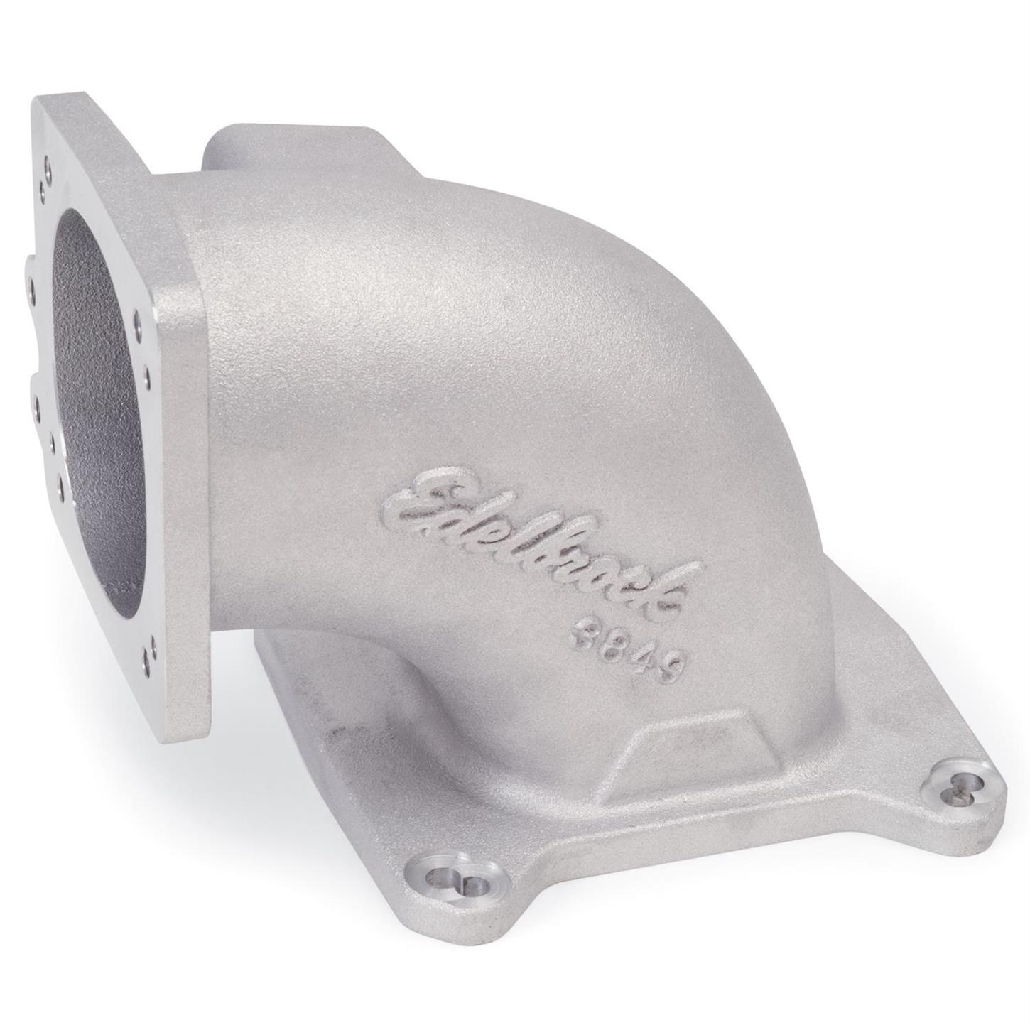 Edelbrock 3849 Intake Elbow Throttle Body Adapter, 95mm, Ford 5.0L