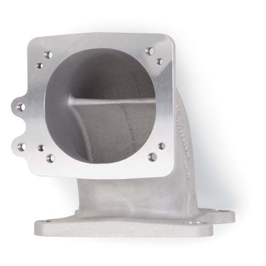 Edelbrock 3849 Intake Elbow Throttle Body Adapter, 95mm, Ford 5.0L