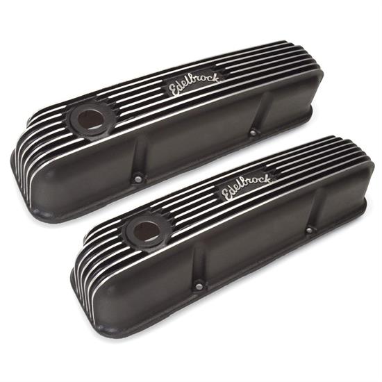 Edelbrock 41623 Valve Cover Set, Ford V8 FE