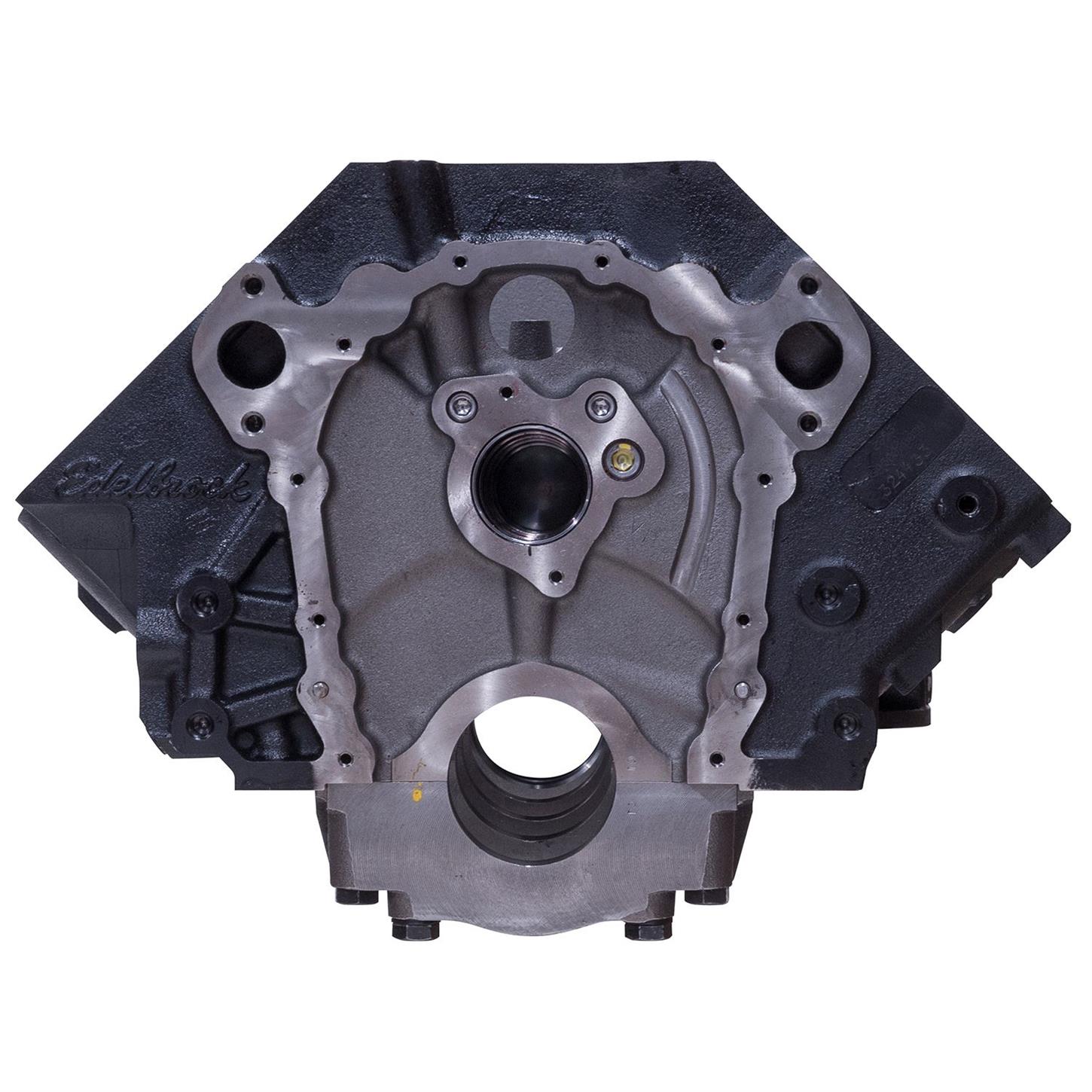 Edelbrock 450000 Big Block Chevy Engine Block, 2-Piece Rear Main