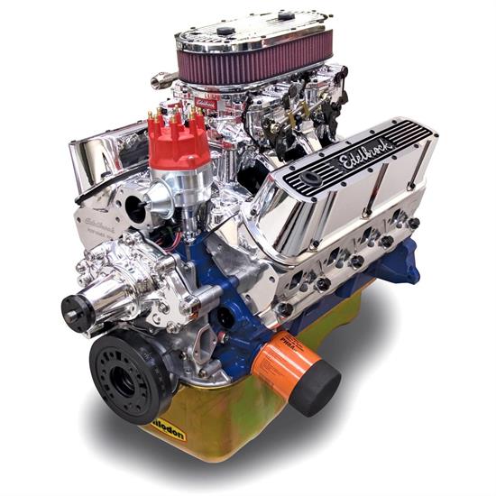 Edelbrock 45464 Performer RPM Dual Quad 9.9:1 Performance Crate Engine