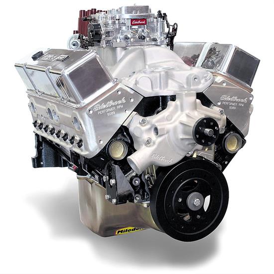 Edelbrock 45700 Performer RPM 9.5:1 Performance Crate Engine, 410 HP