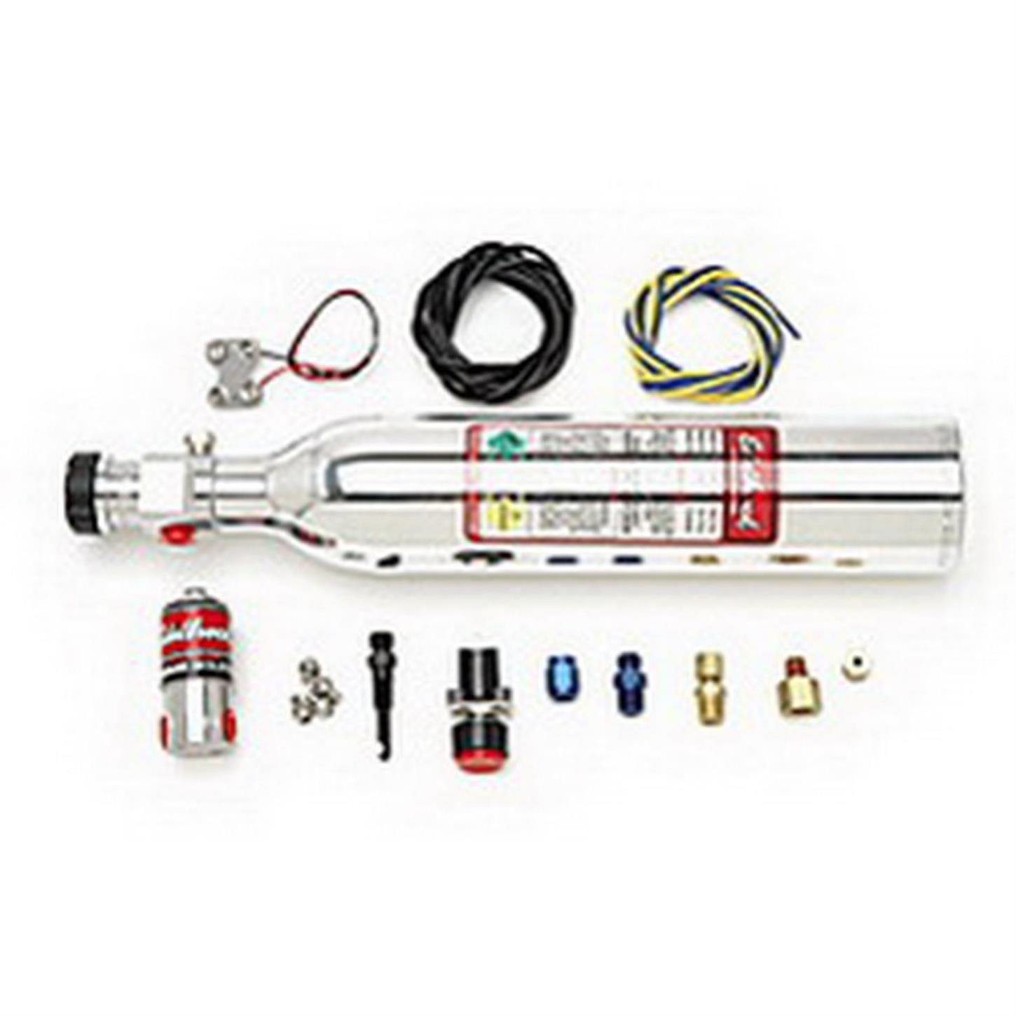 Edelbrock 70028 Concealed Nitrous Oxide System, 20-30 HP, 12 oz. Kit