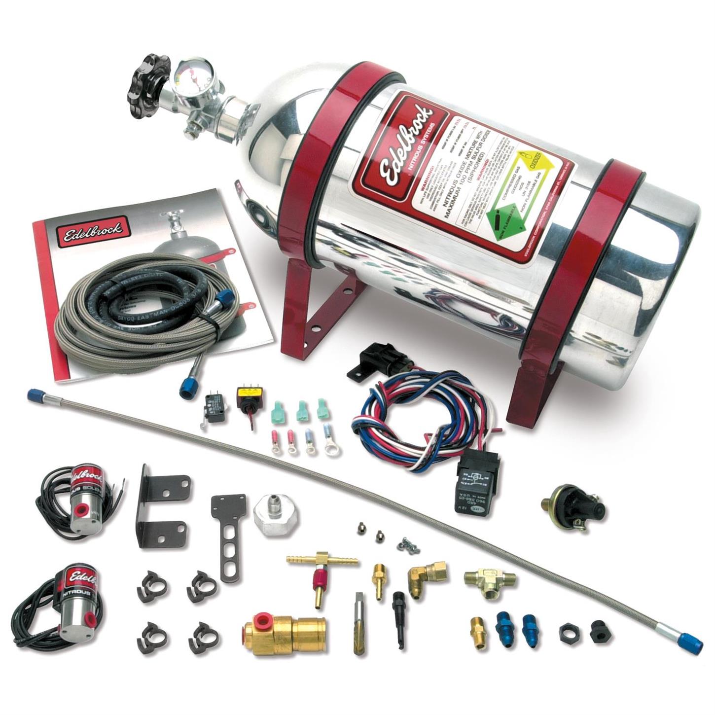 Edelbrock 71007 Performer EFI Dry System Nitrous Oxide System, 3.5L