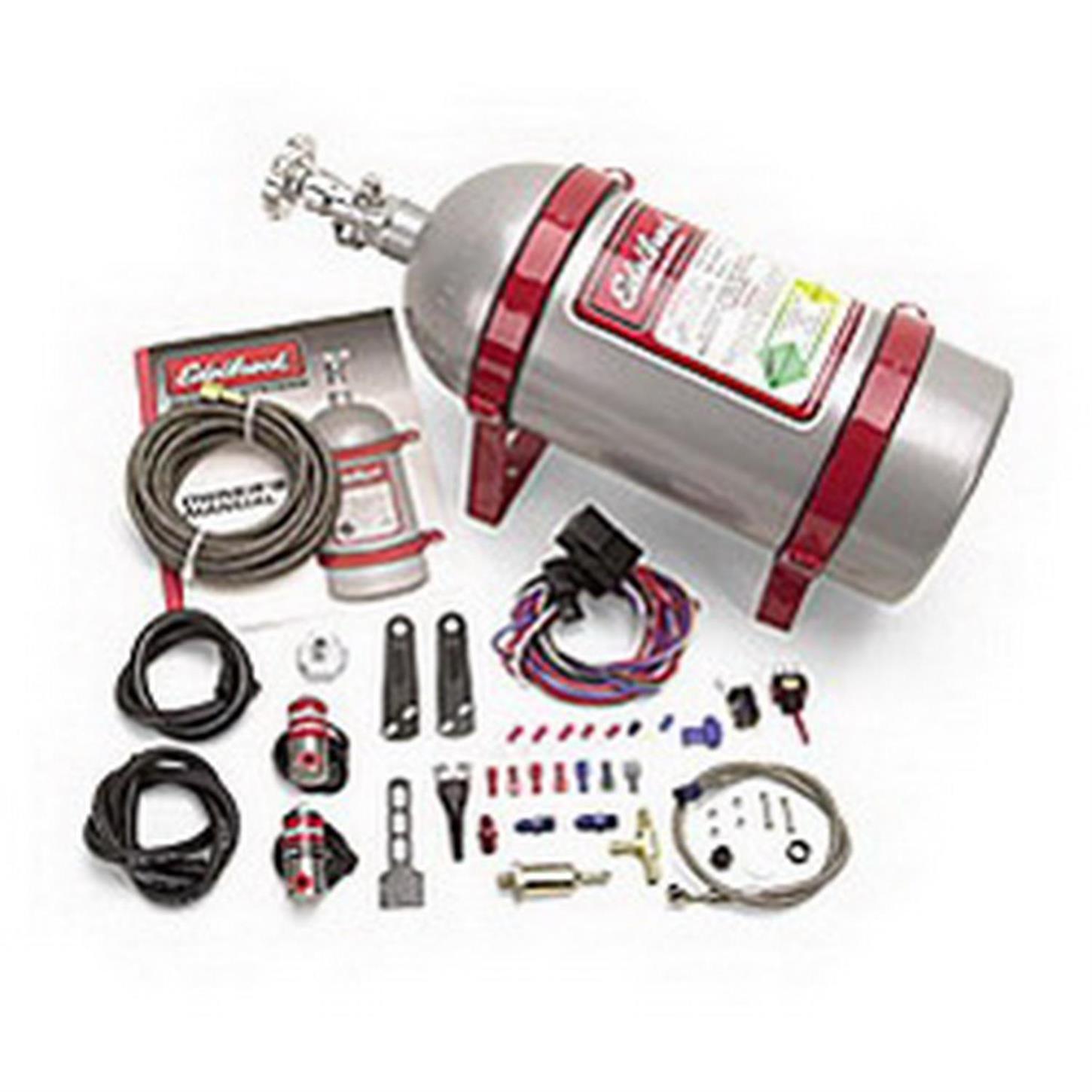 Edelbrock 71008 Performer EFI Wet System Nitrous Oxide System, L4 V6