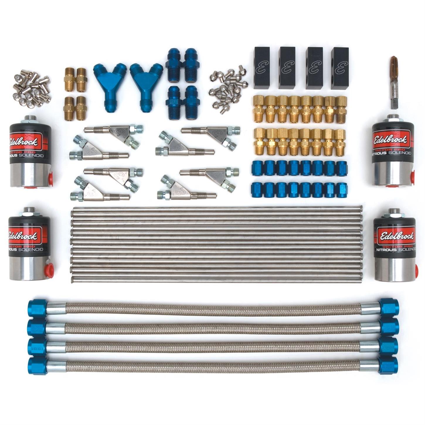 Edelbrock 71813 Super Victor EFI Direct Port System Nitrous System,Kit