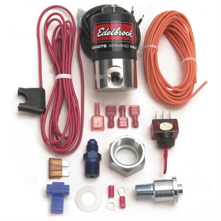 Edelbrock 72950 Nitrous Oxide Arming Valve, 15 Pounds