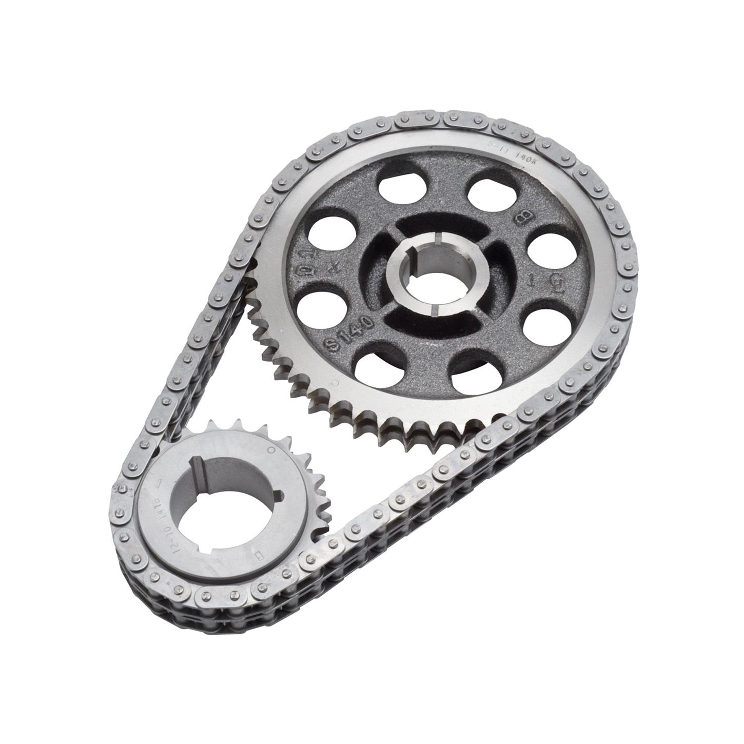 Edelbrock 7818 Performer-Link True Roller Timing Set Chain, AMC V8
