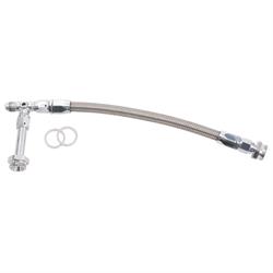 Edelbrock 8126 Performer Carb Fuel Line Kit, 3/8 Inch Hose Barb Inlet