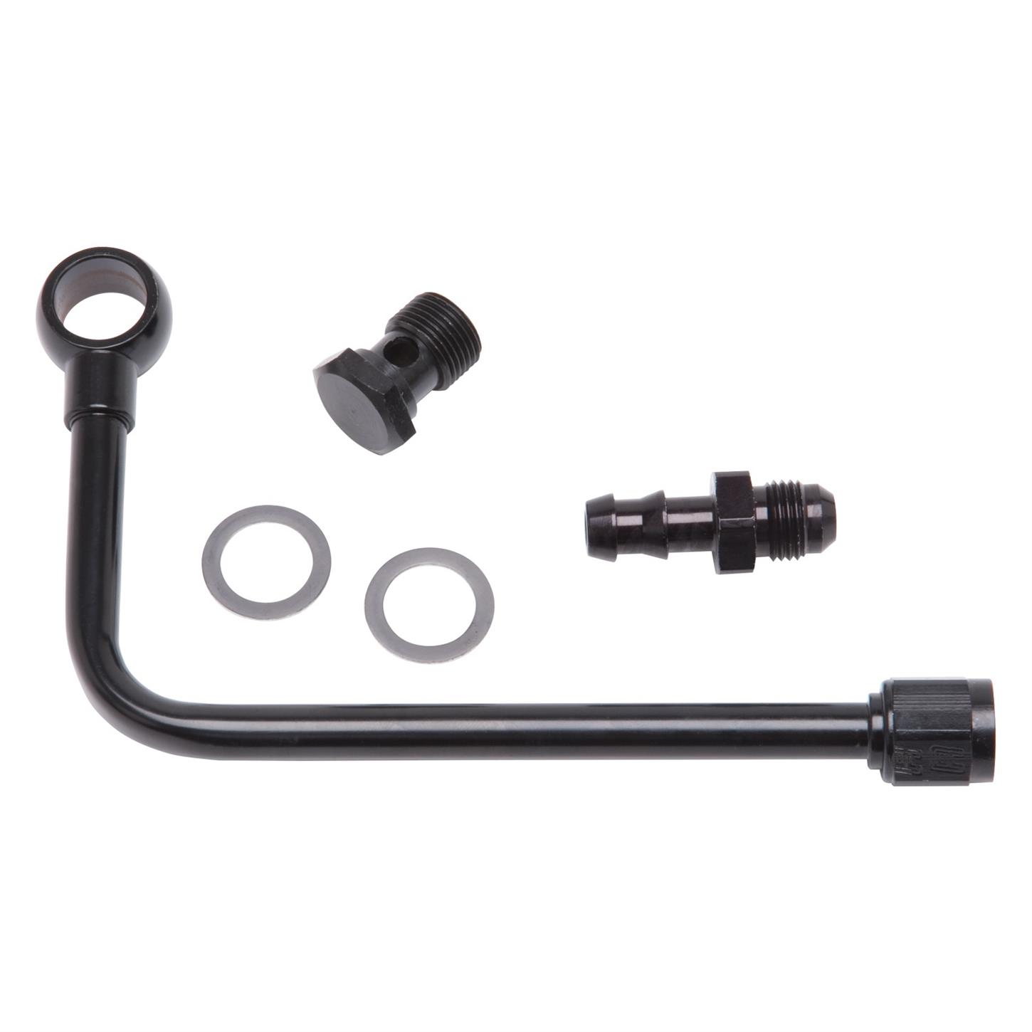 Edelbrock 81263 Fuel Line Kit for Performer/Thunder, 3/8" Barb