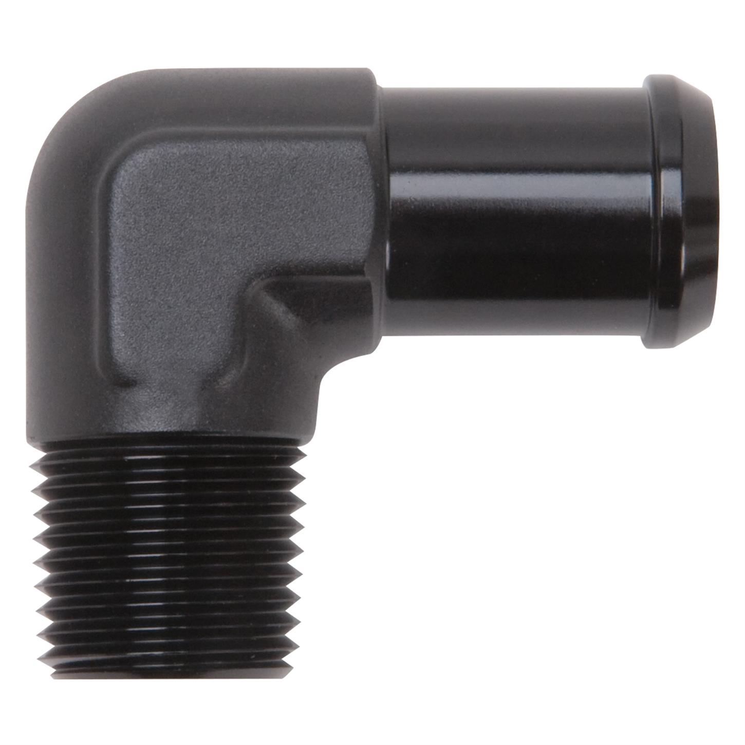 Edelbrock 8165 Pipe To Hose Barb Fitting 90 Deg 1 2 In NPT edelbrock-8165-pipe-to-hose-barb-fitting-90-deg-1-2-in-npt