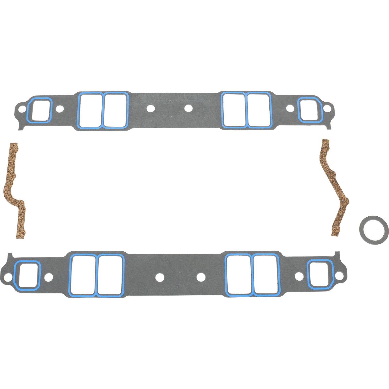 Fel-Pro 1206 S/B Chevy Intake Manifold Gaskets, 1.34x2.21 Inch