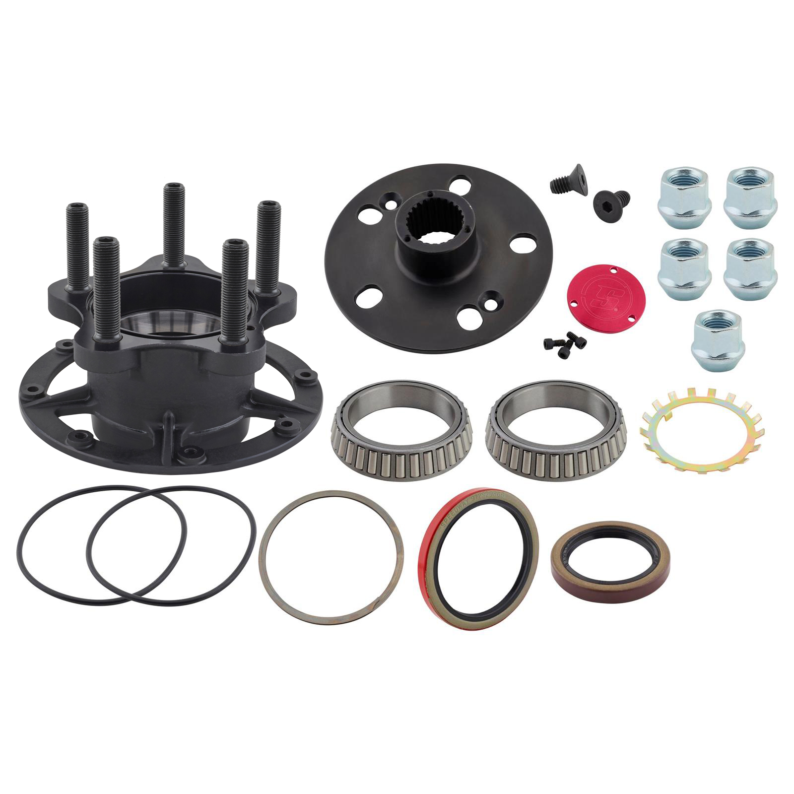 G-Comp Grand National Full Floating Rear Hub Kit, 5 on 4.75 Inch