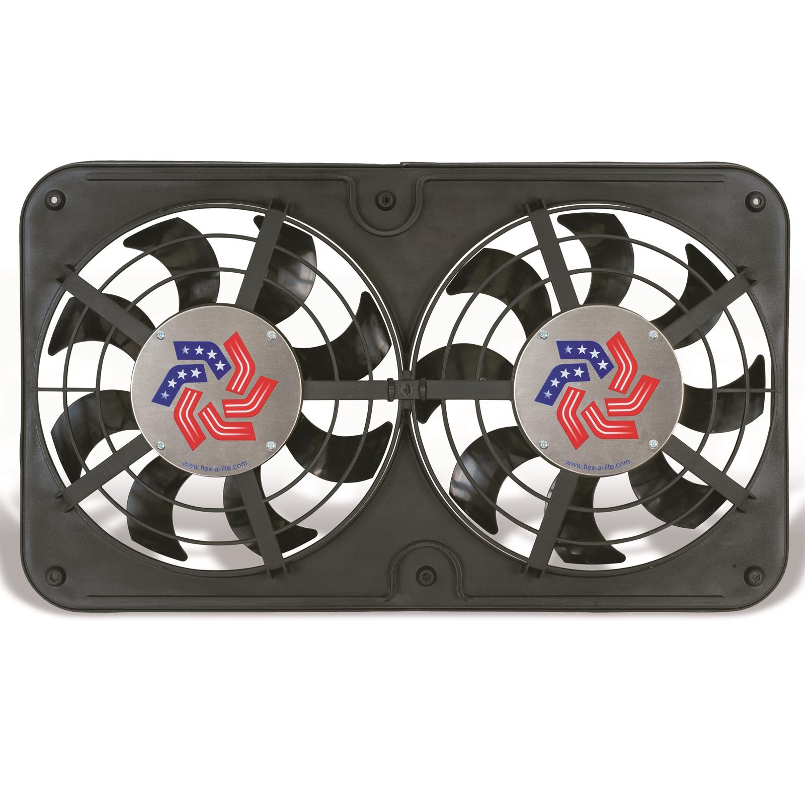 Flex-A-Lite 104308 Dual Electric Pull Fan, 12 In, W/ Control