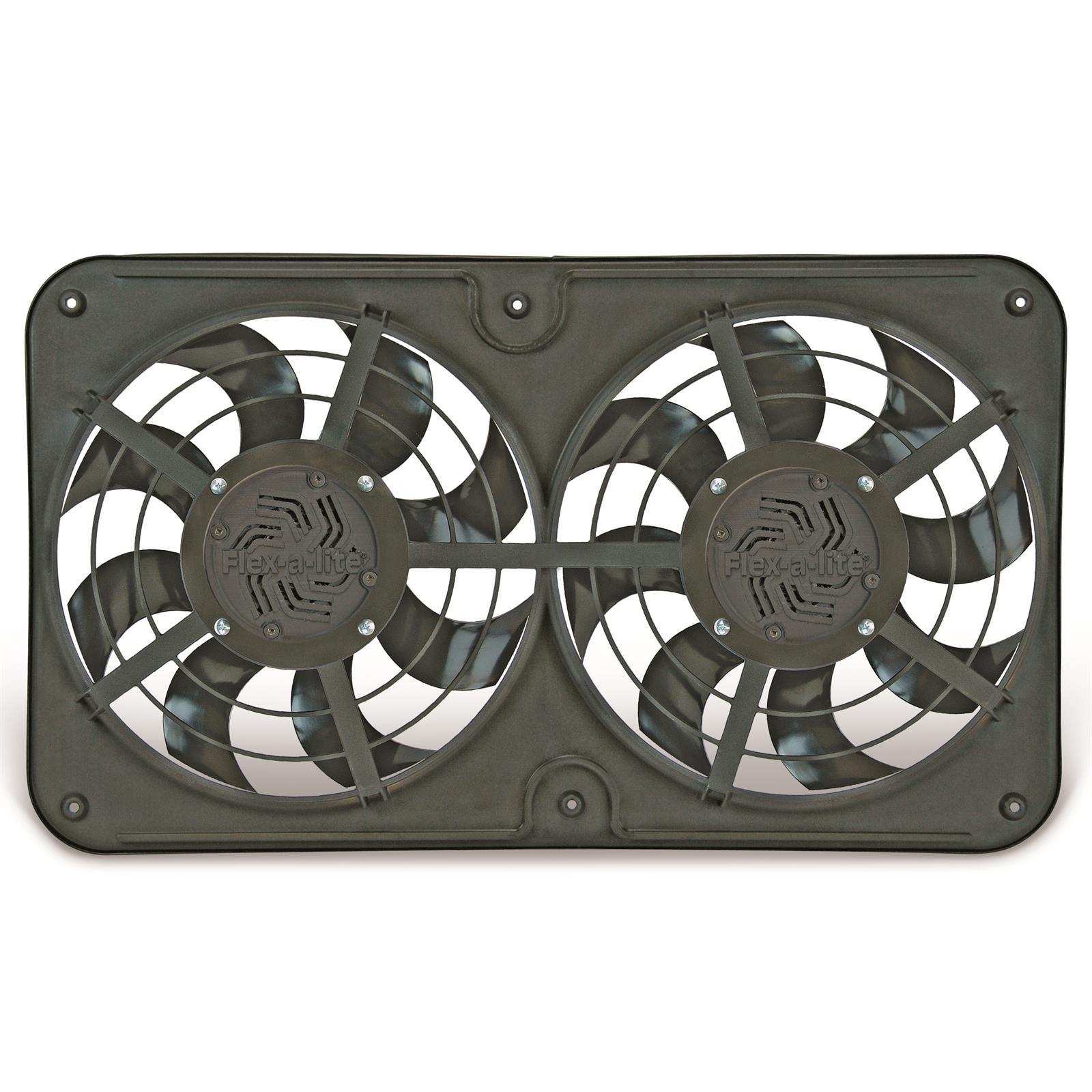 Flex-A-Lite 105308 Dual Electric Push/Pull Fan, 12 In, W/ Control