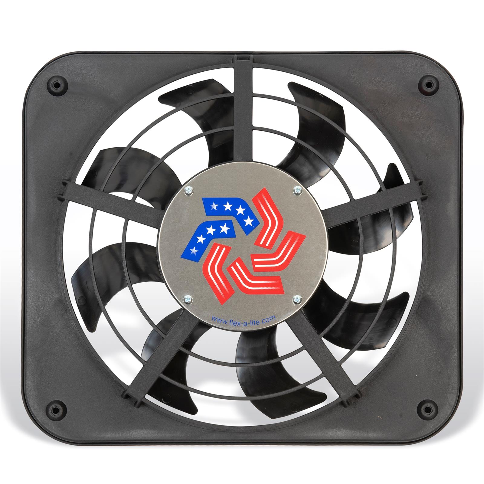 Flex-A-Lite 105400 S-Blade Electric Puller Fan, 12 In, W/ Control