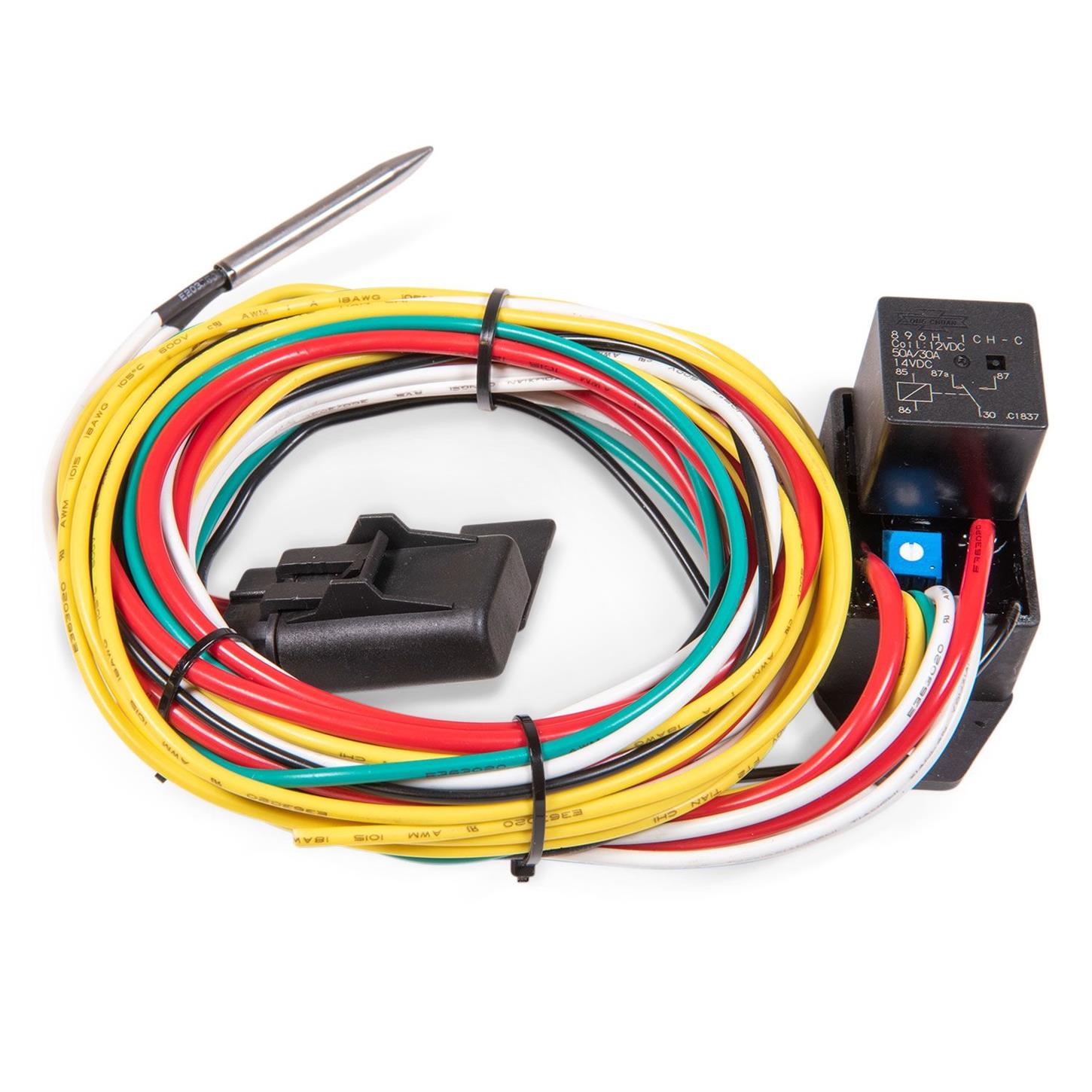 Electric Fan Controller, Adjustable, Push-In, 160-220 Degrees