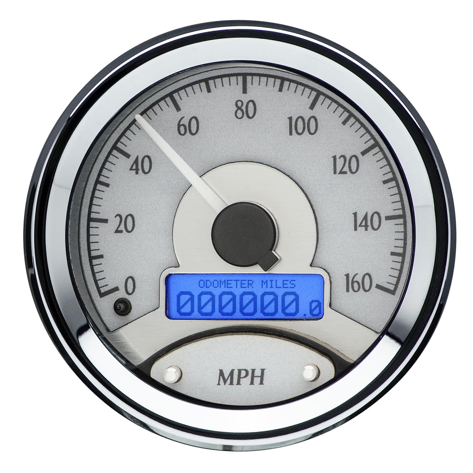 Dakota Digital VHX-1060-S-B Universal 6 Gauge Round VHX System