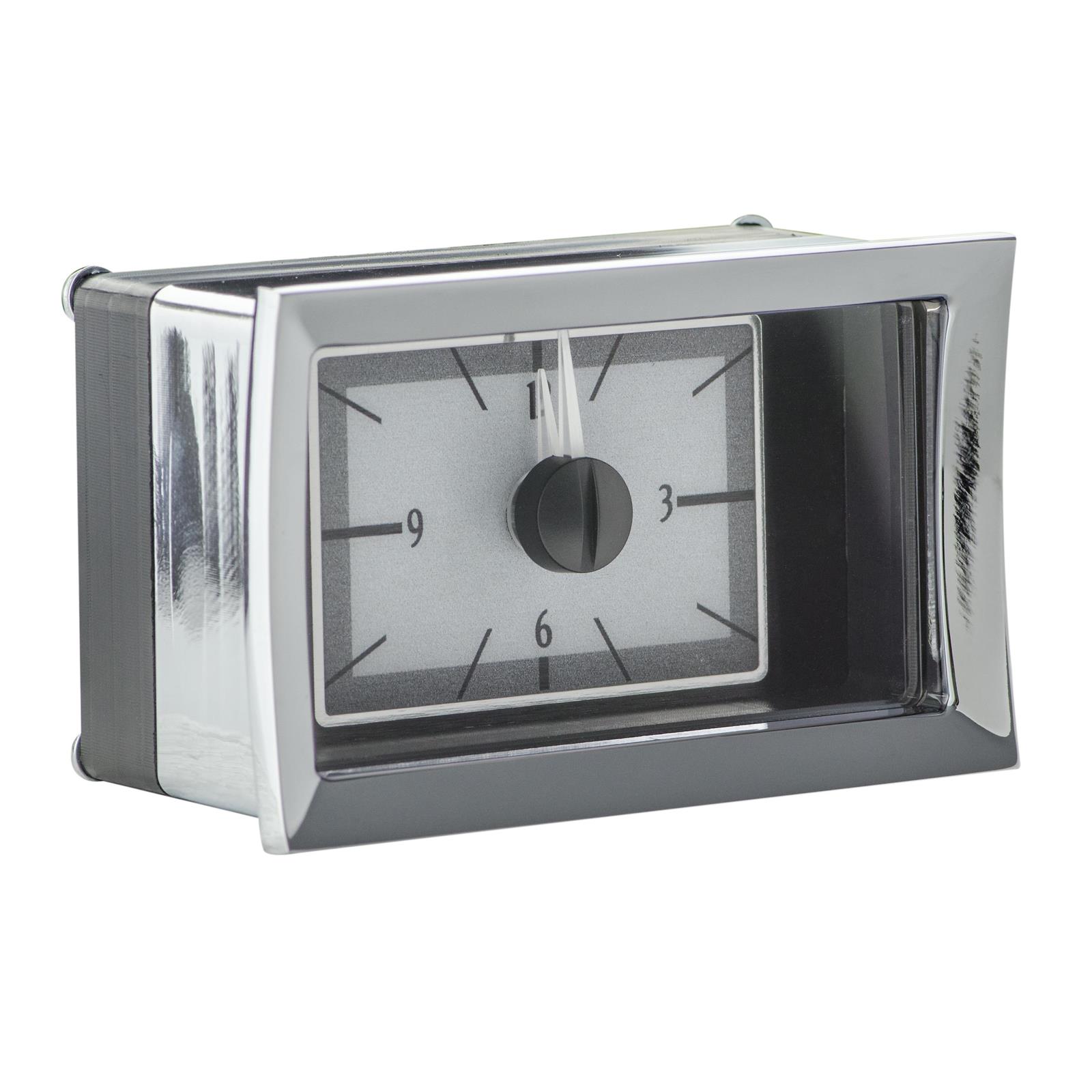 Dakota Digital VLC-57C-S-B 1957 Chevy Car Clock for VHX, Silver