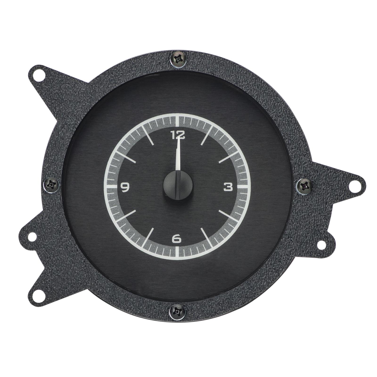 Dakota Digital VLC-69F-MUS-K-W 69-70 Mustang VHX Car Clock, Black