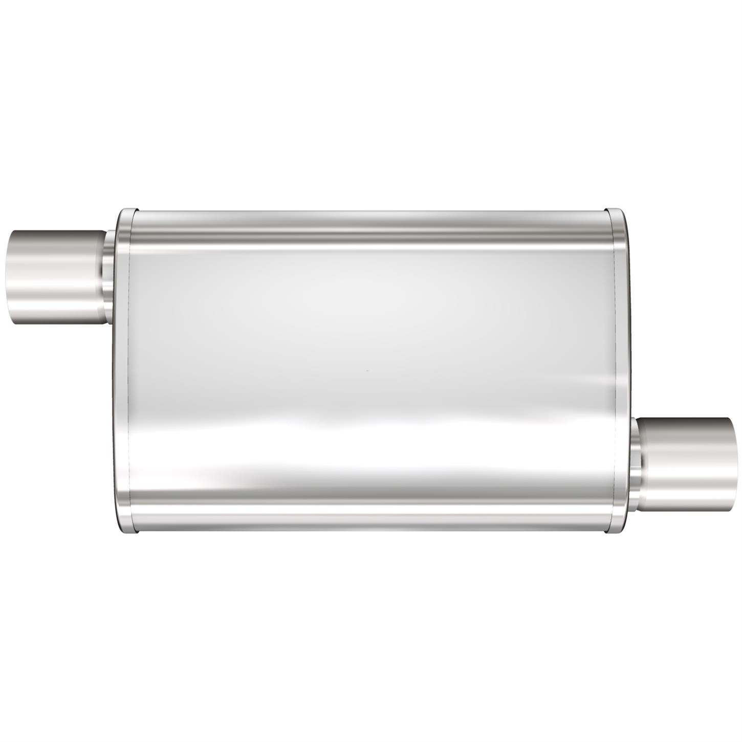 MagnaFlow 13266 4x9 Inch Oval Offset/Offset Chambered Muffler