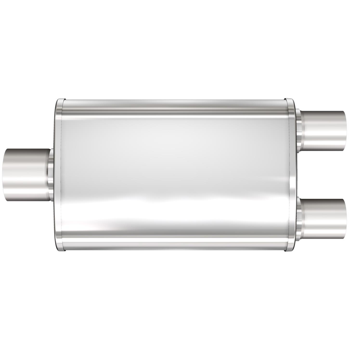 MagnaFlow 13288 4x9 Inch Oval Center/Dual Chambered Muffler