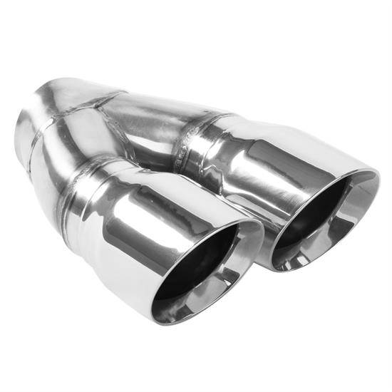 MagnaFlow 35226 Stainless Steel Exhaust Tip, Dual Outlet