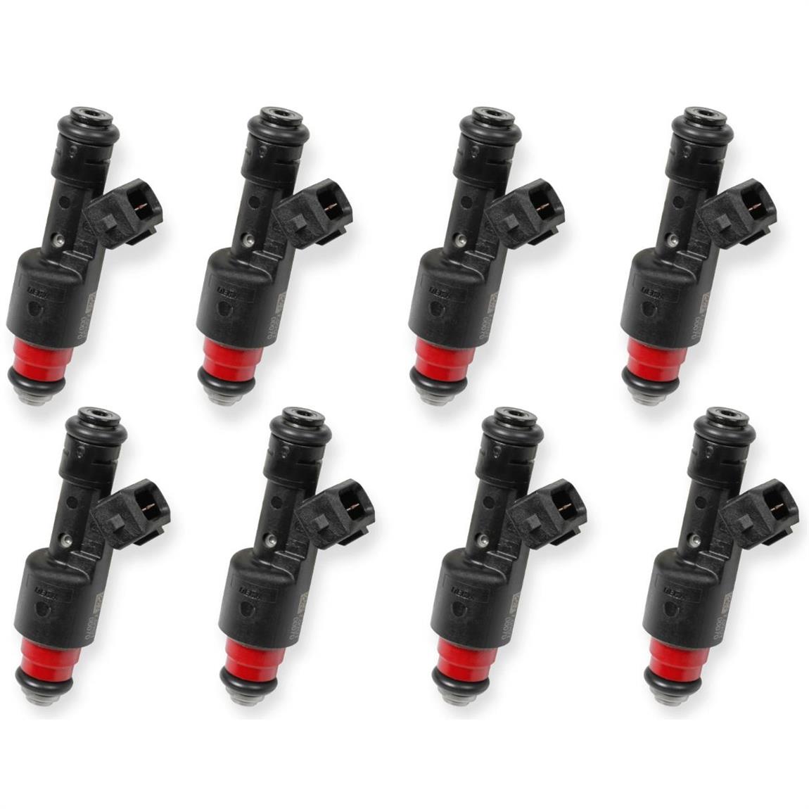 Holley 522-228FM Flow Matched 220 lb/hr Fuel Injector Kit, Set/8