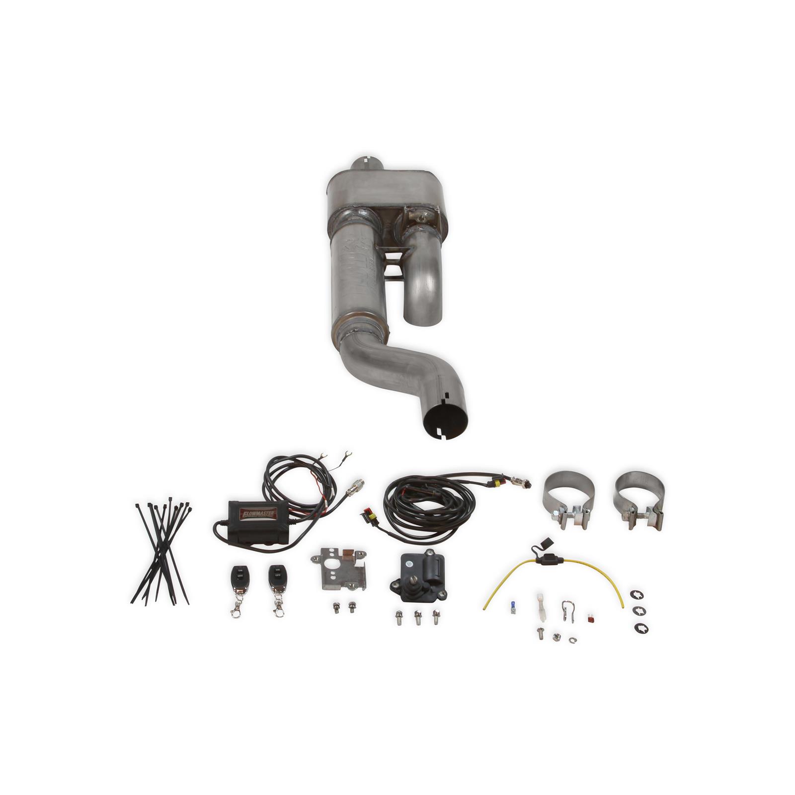 Flowmaster 717911 Flowfx Direct Fit Dual Mode Muffler, 19-23 Silv