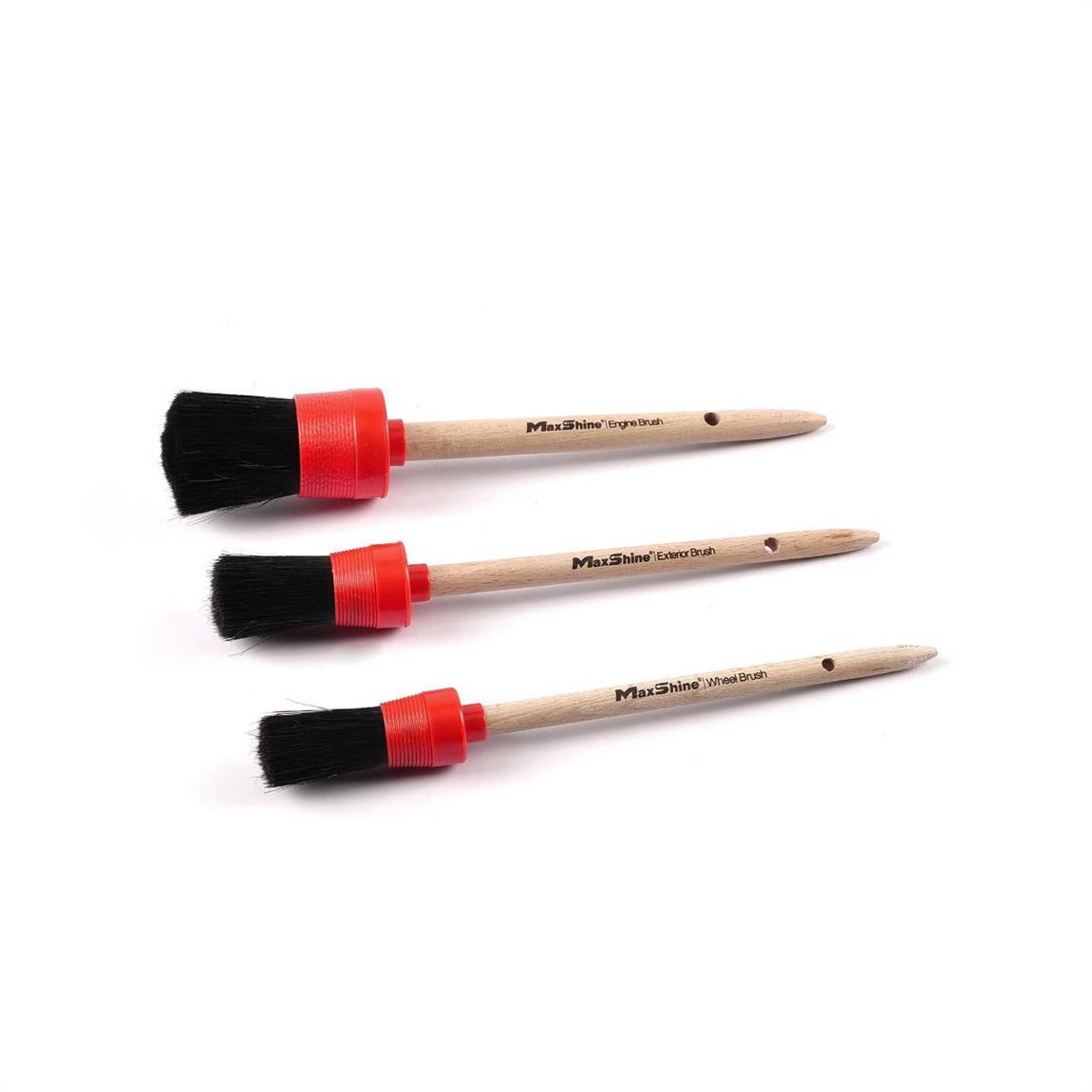 Maxshine 704610 Detailing Brush Set, 3 Pack