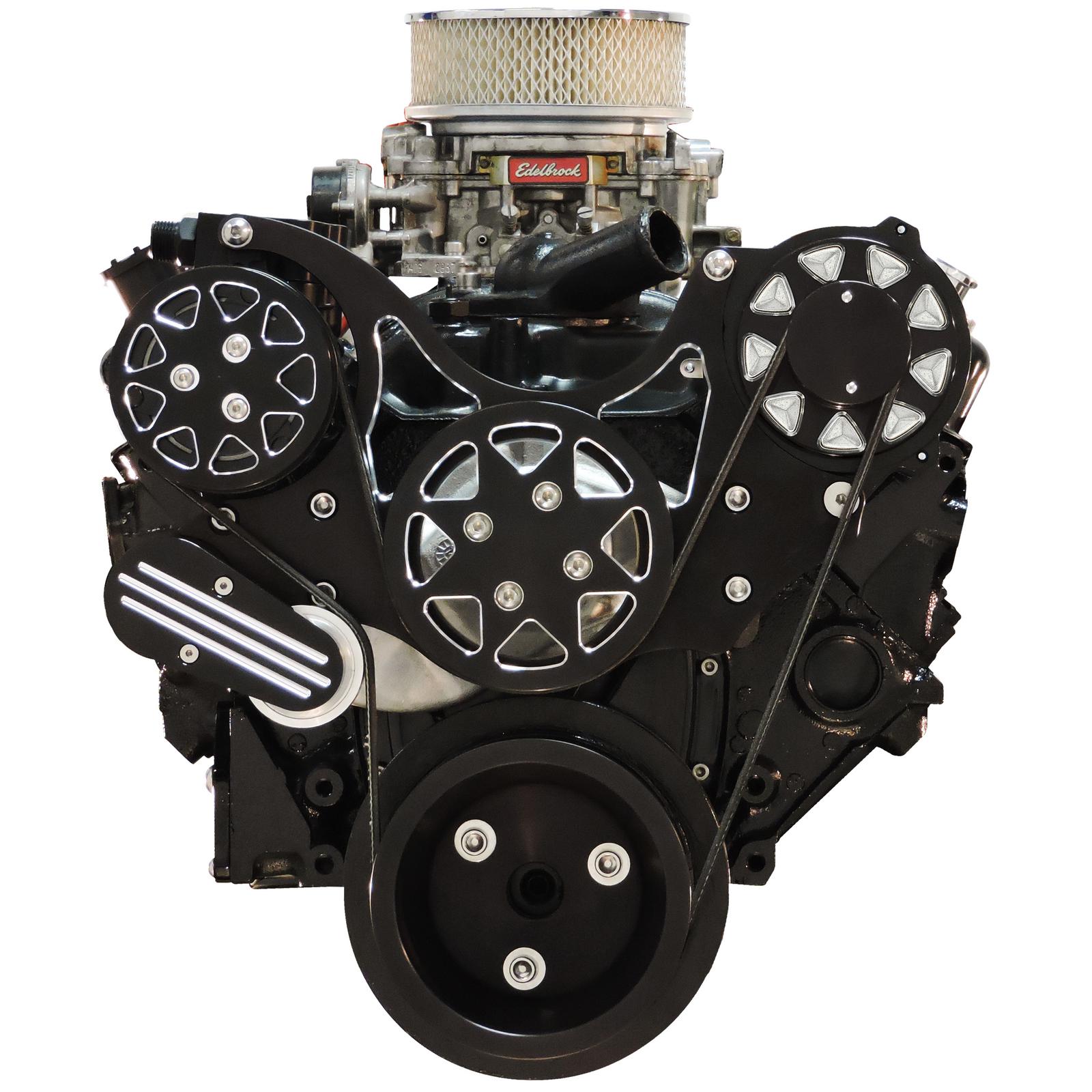 All American Billet FDS-FE-204 Serpentine Kit, Ford FE, OP