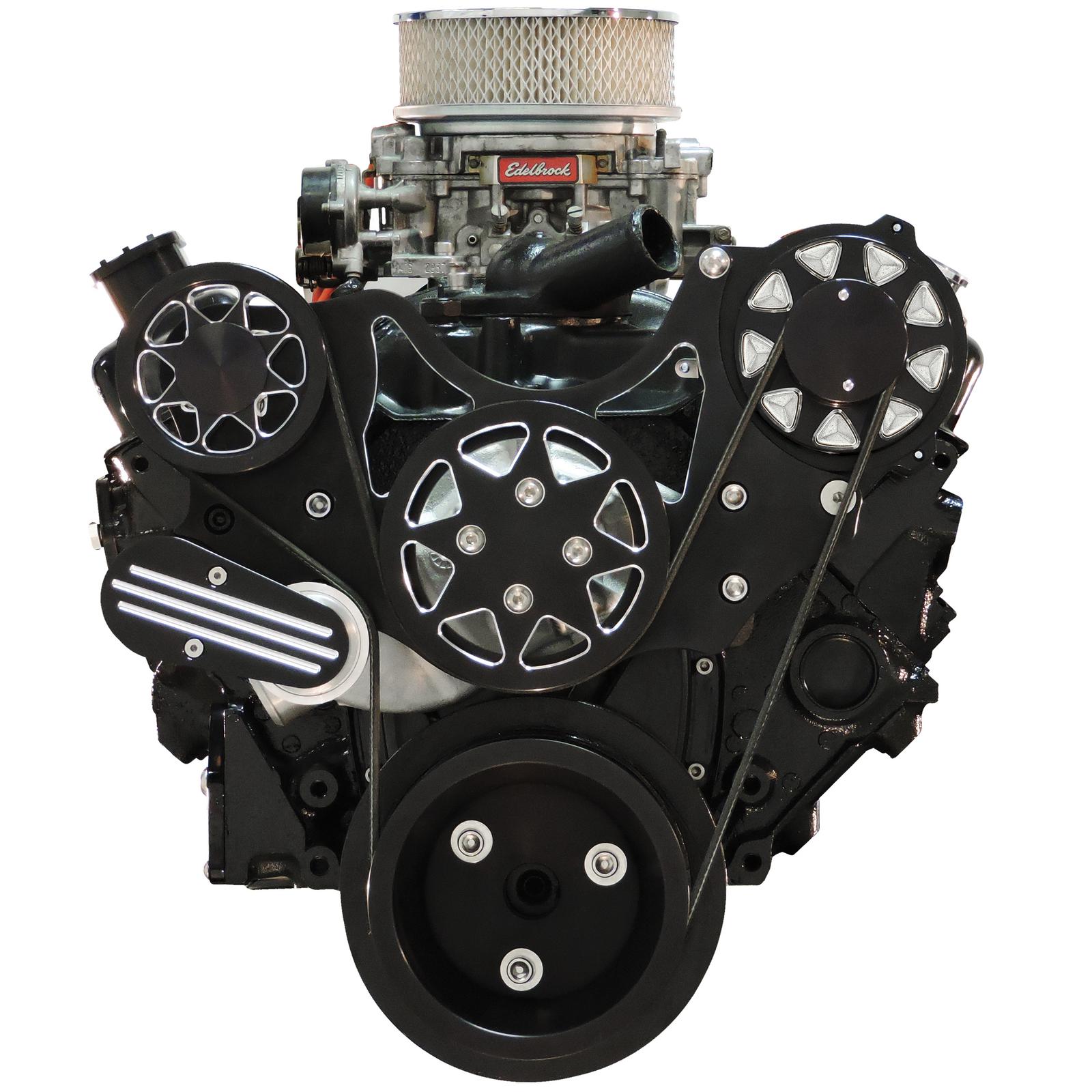 All American Billet FDS-FE-253 Serpentine Kit, Ford FE, OP