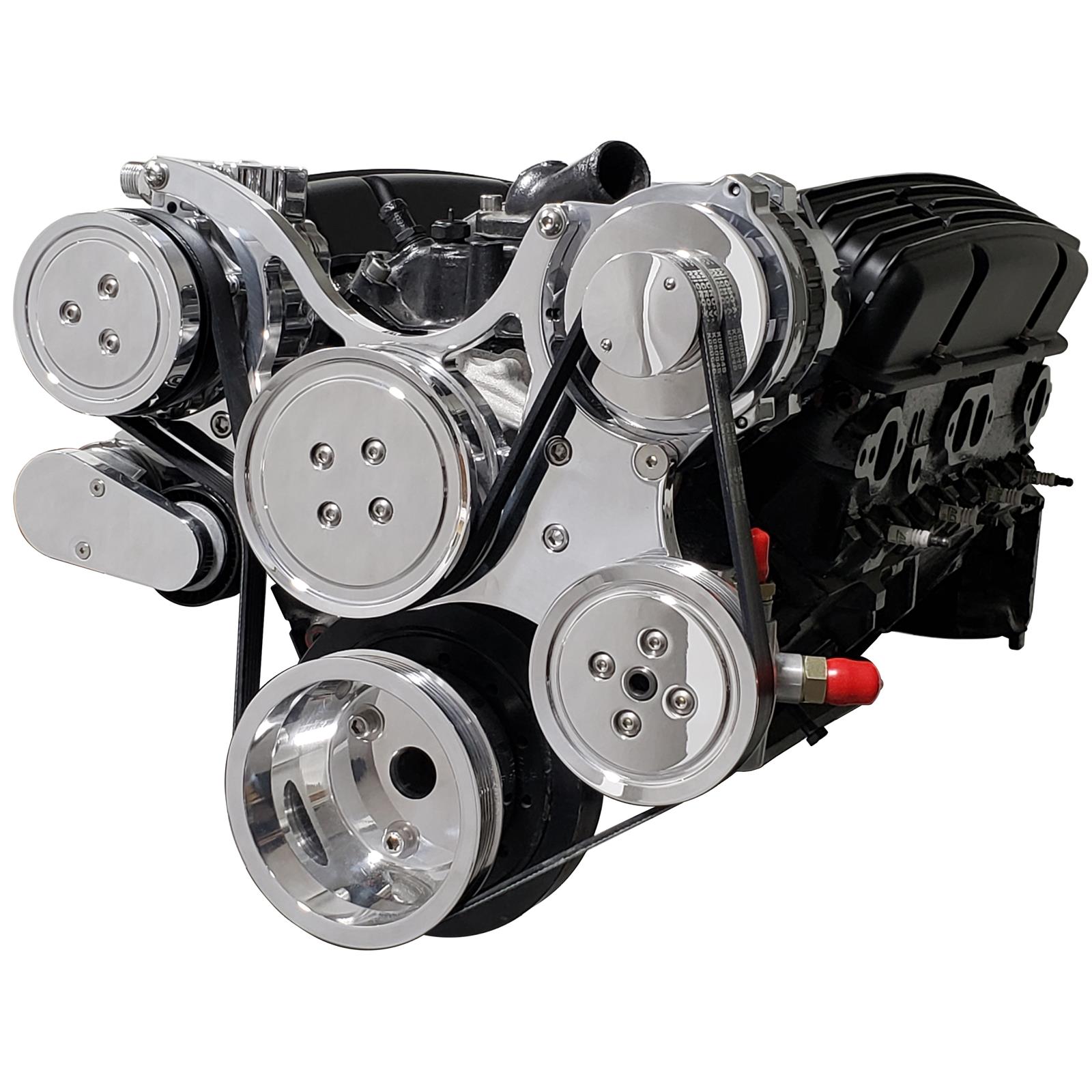 All American Billet FDS-351C-101-CP SB Ford Front Drive System