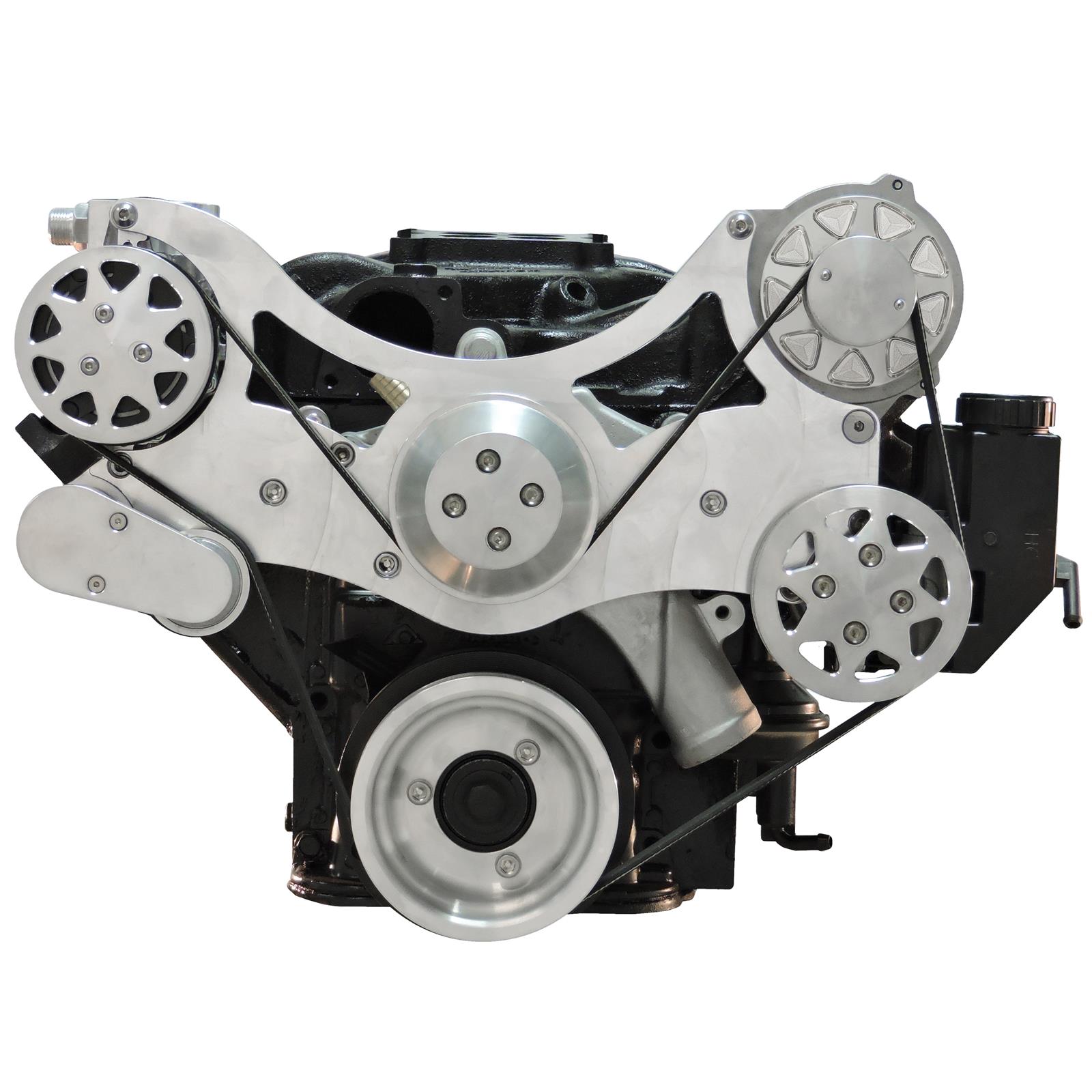 All American Billet FDS-FE-151 Ford FE Billet Serpentine System