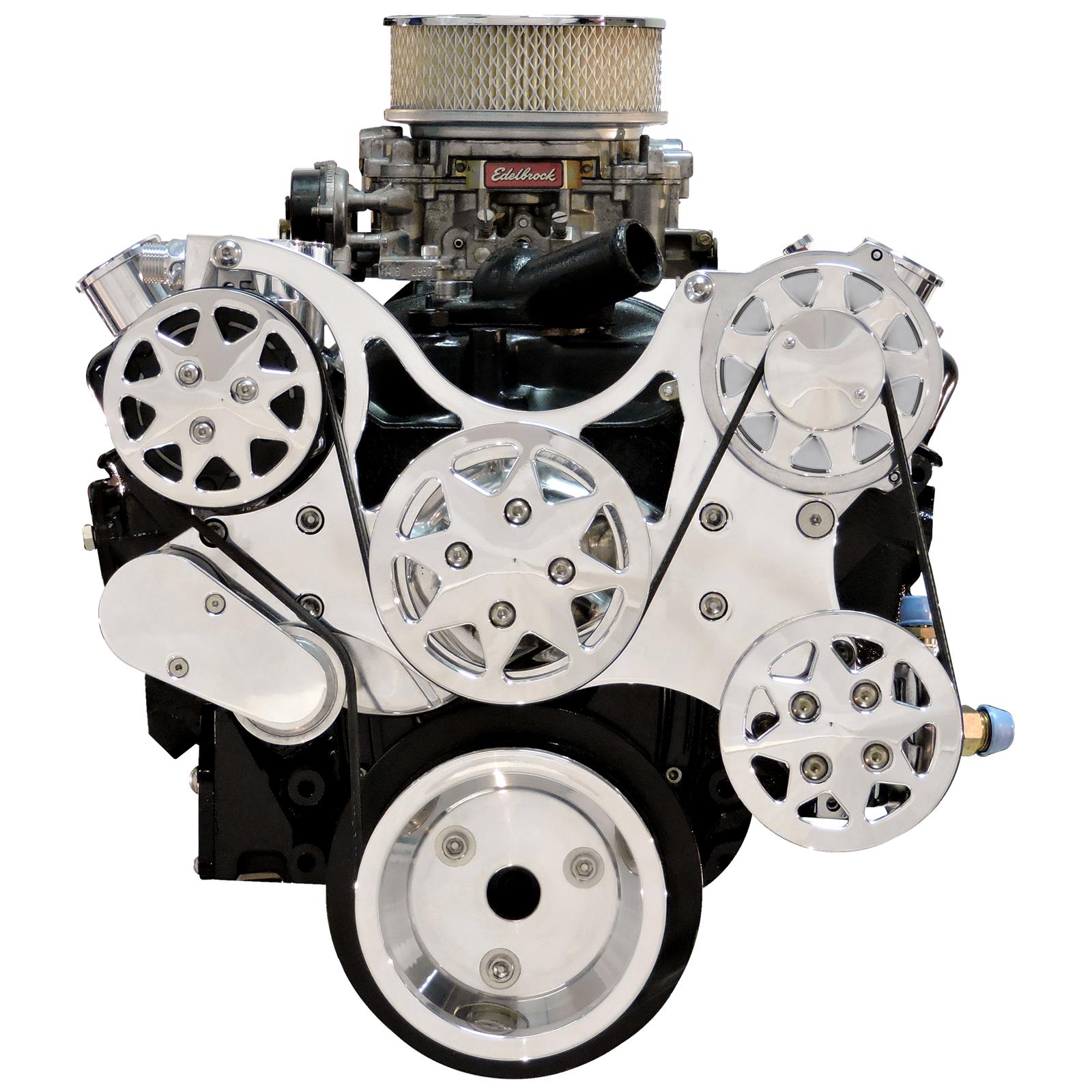 All American Billet FDS-SBC-101 SB Chevy Serpentine System