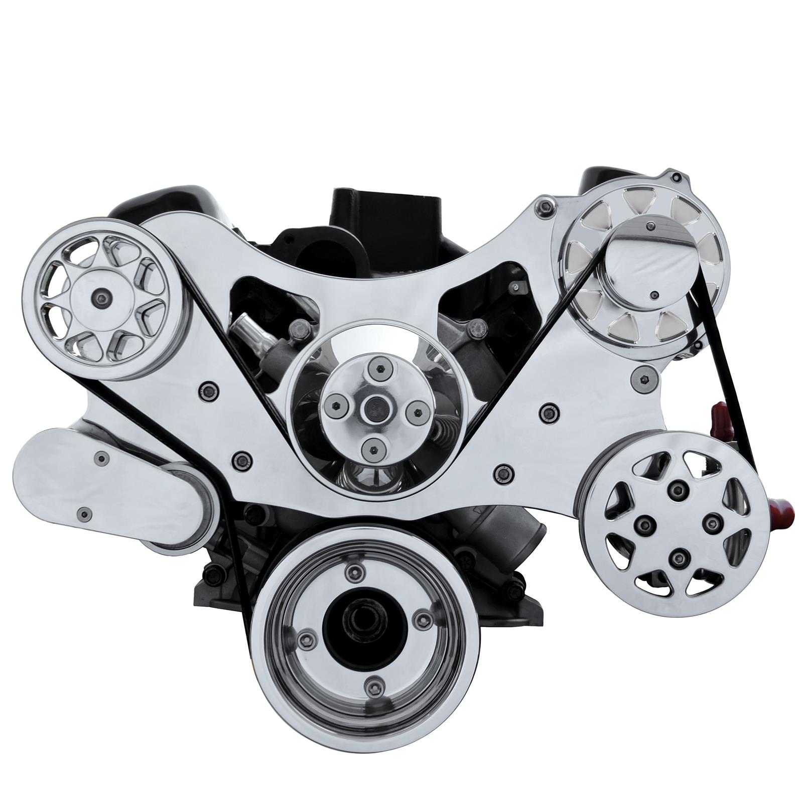 All American Billet FDS-SBF-103 SB Ford Serpentine System