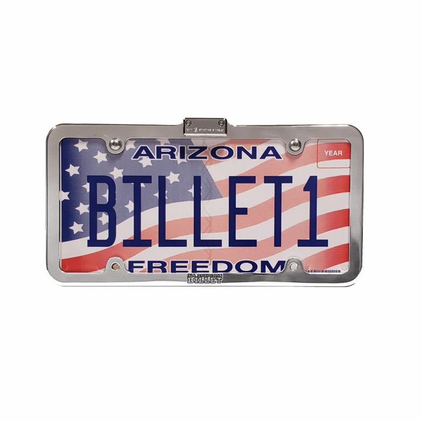 All American Billet LPF-A01-P Lighted License Plate Frame