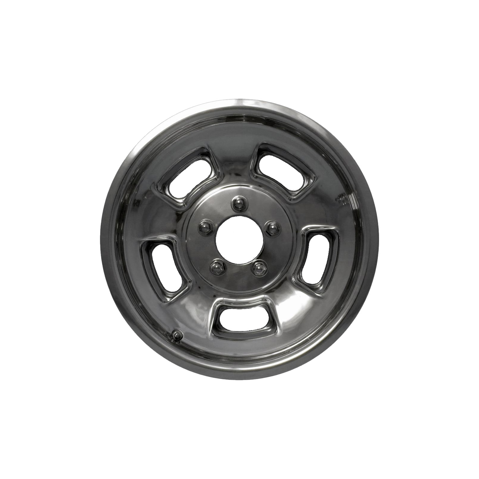 Rebel Wheel A05-150600P-2 15 x 6 Sprint Wheel, 5 x 5, Polished