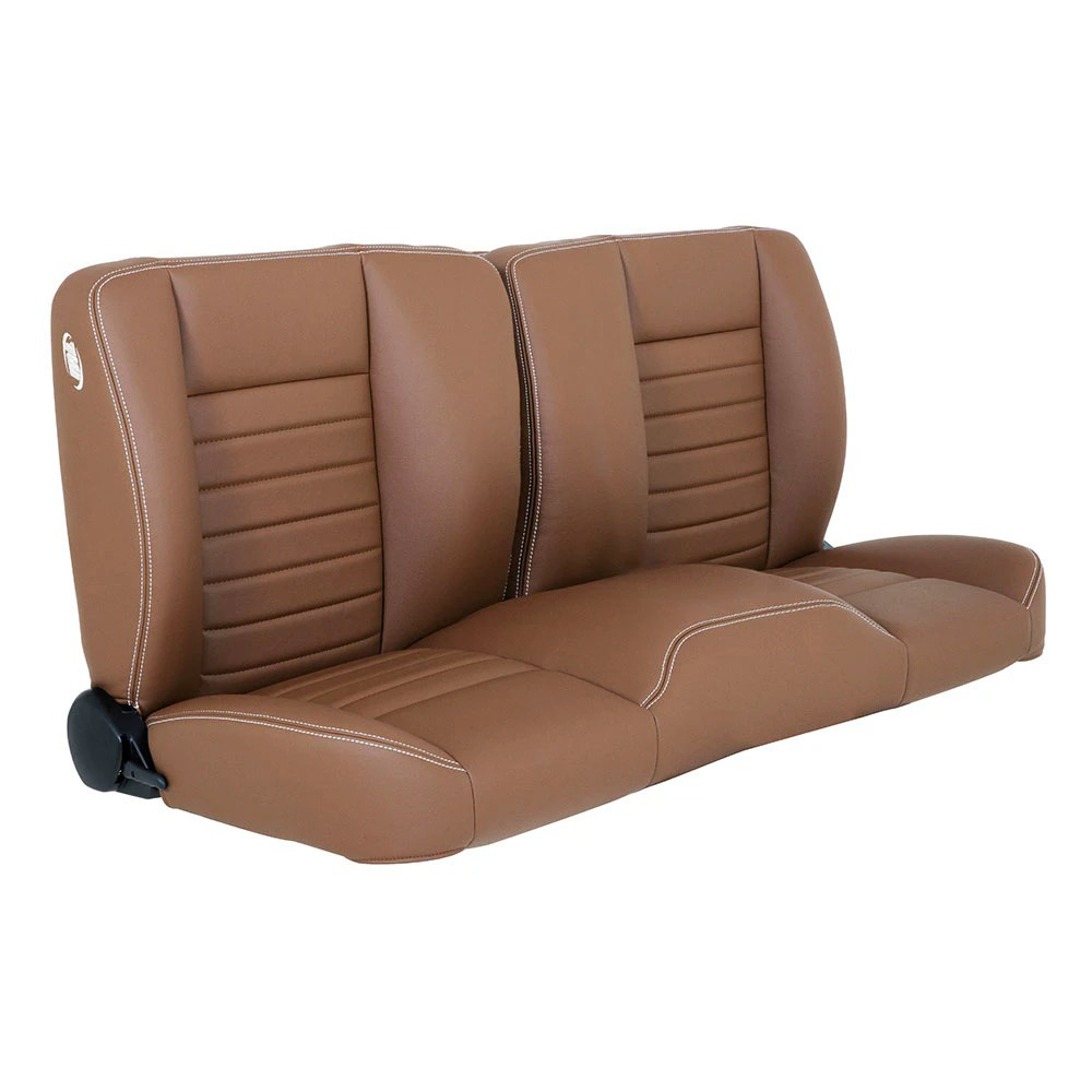 TMI Interiors 1966-67 Chevelle Rear Seat Upholstery, Coupe, Brown