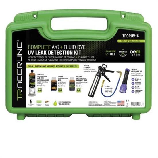 Tracerline TPOPUV16 Complete A/C And Fluid Dye UV Leak Kit