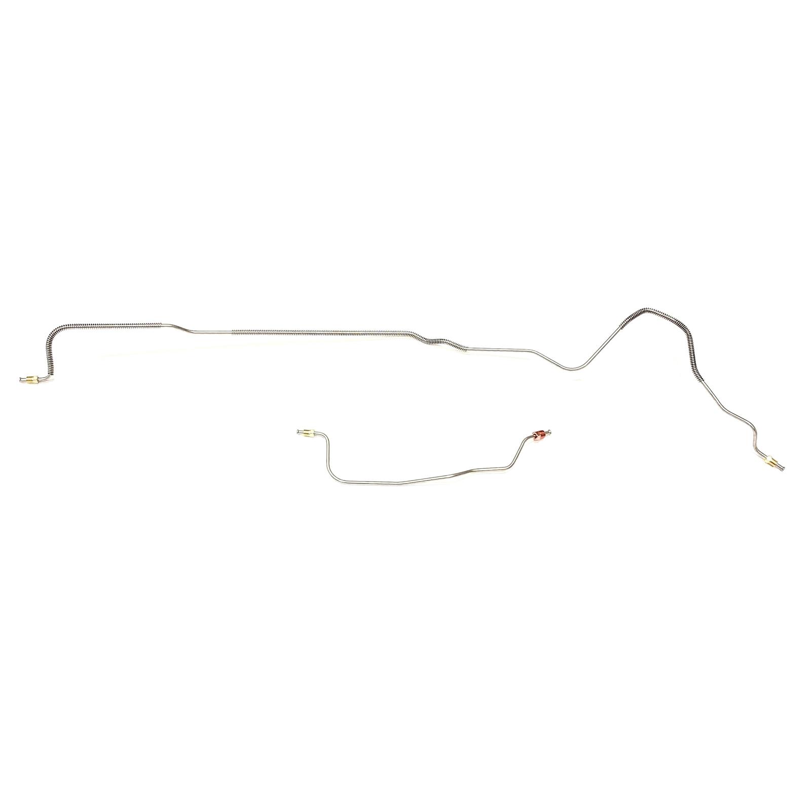 The Stop Shop Z74R Rear brake line pair, 1974-1978 Mustang II