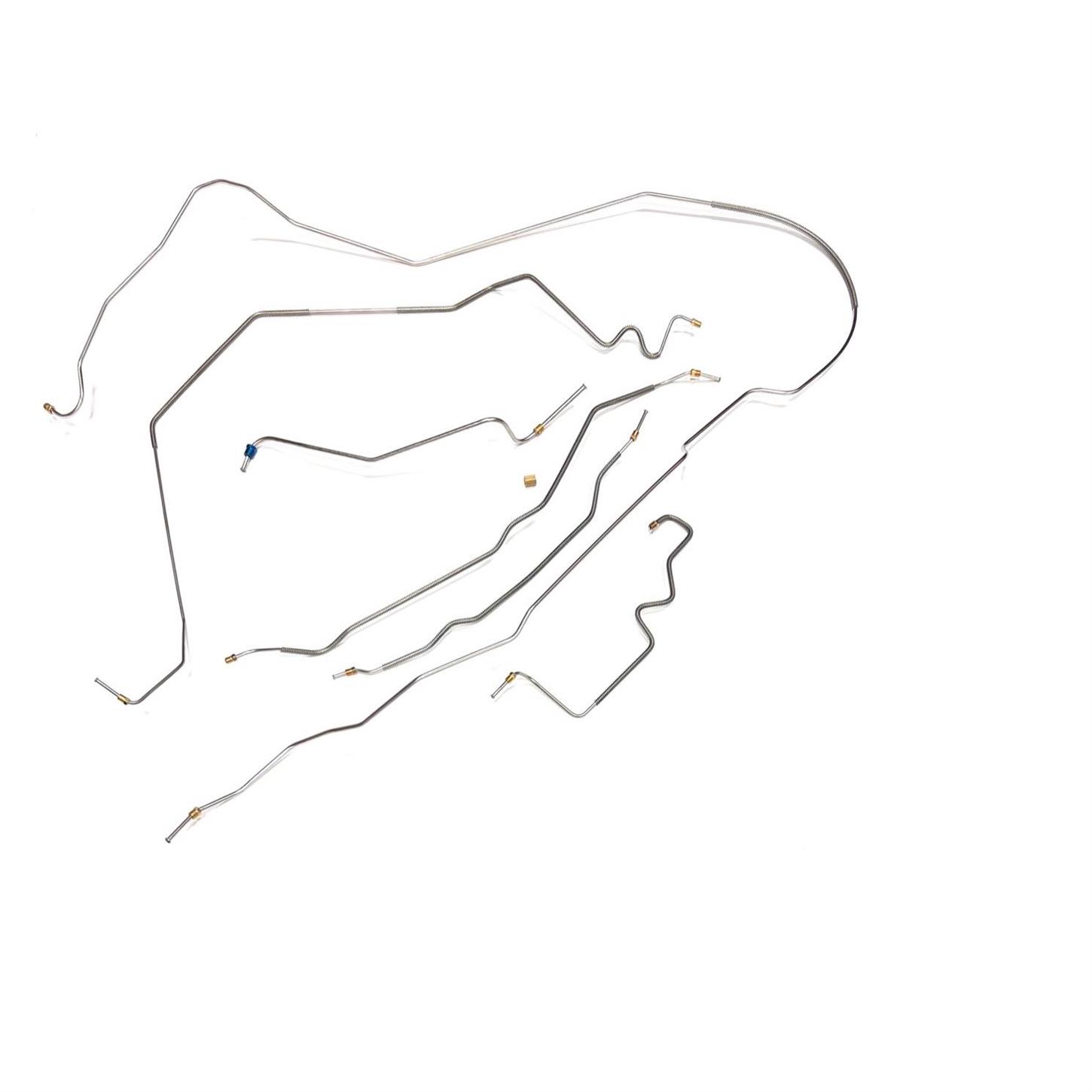 The Stop Shop C6467ADJ Prebent Brake Lines, 64-67 Chevelle