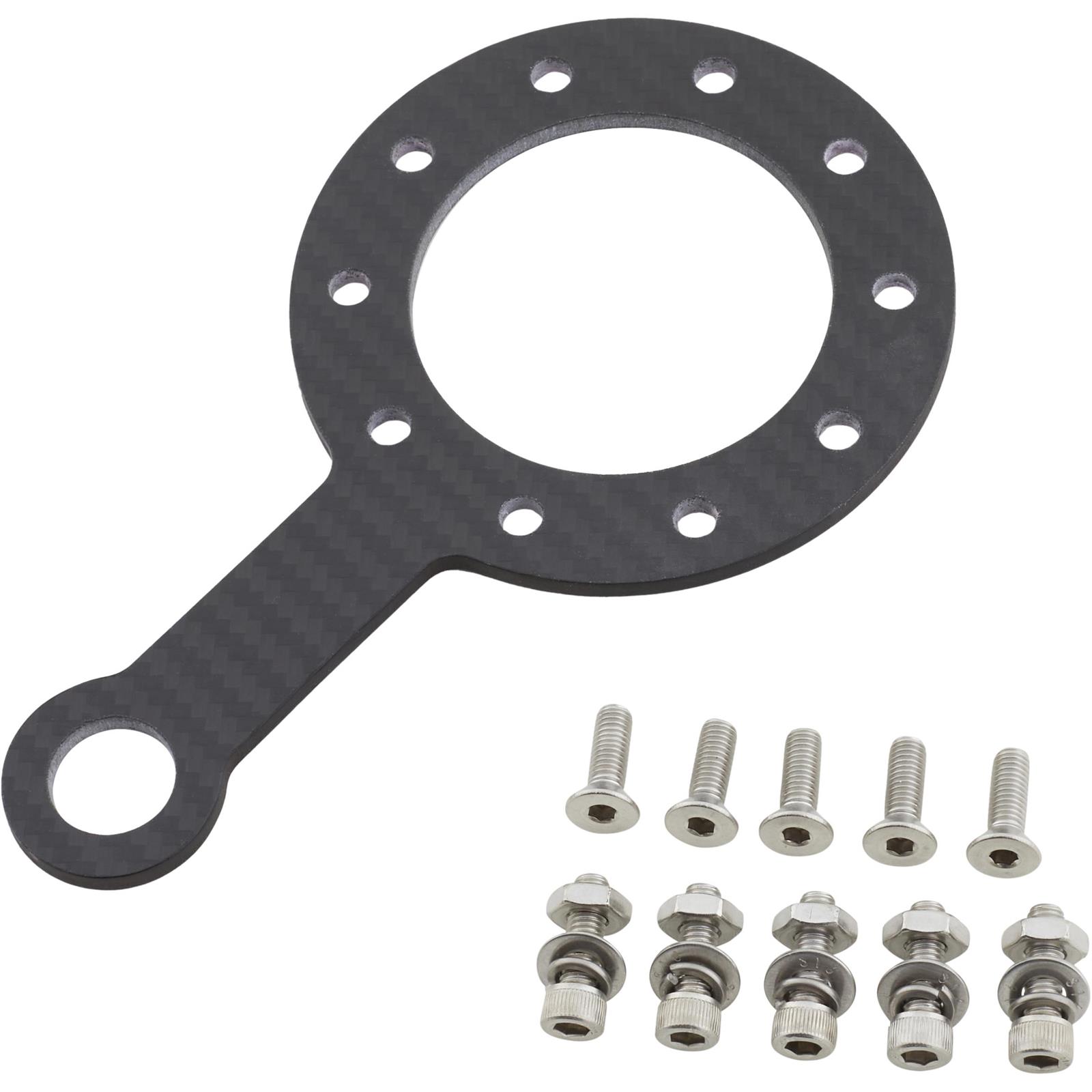 Grant 261 Carbon Fiber Steering Switch Mount Plate, 1-Hole