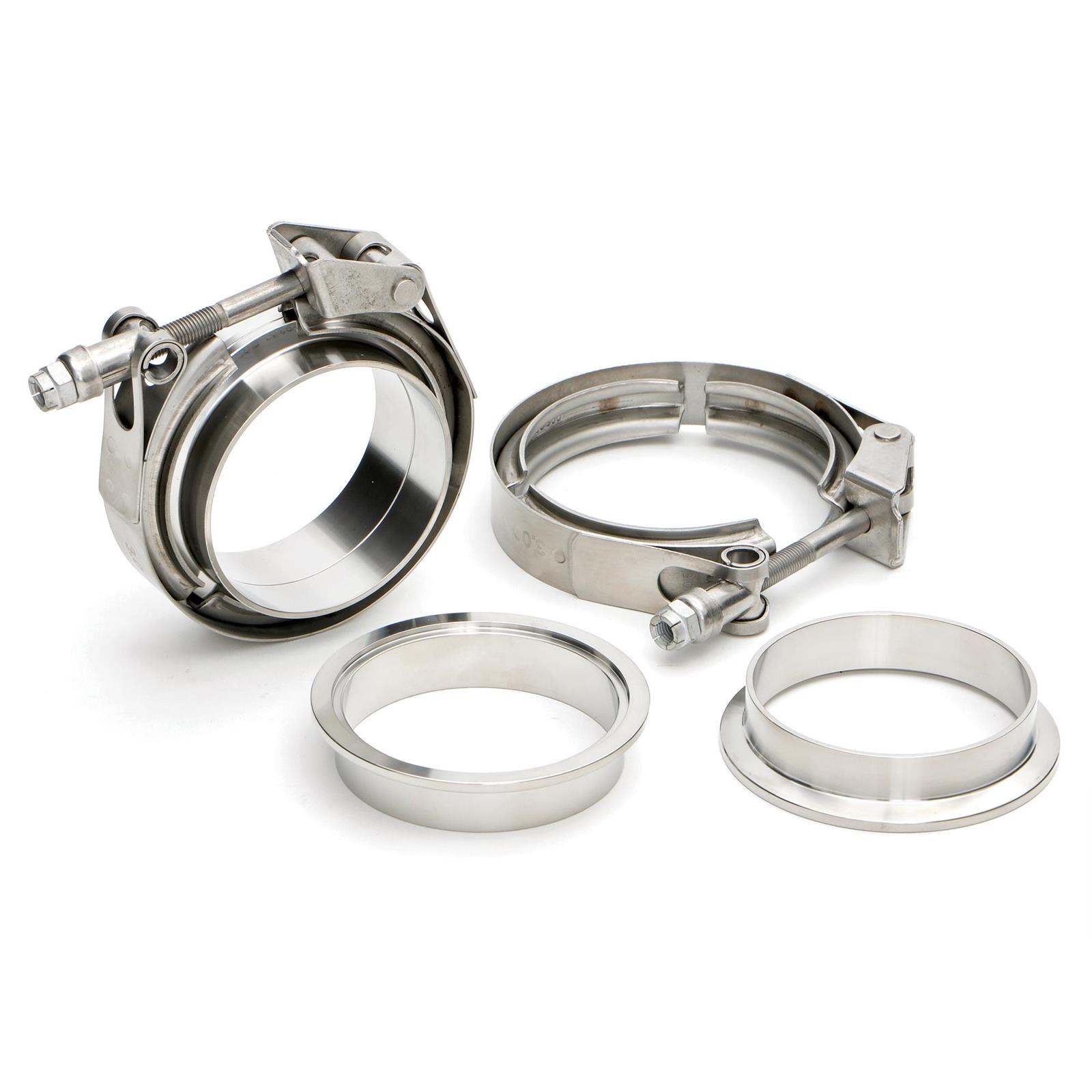 Hedman Hedders 20050 2-1/2 Inch Stainless V-Band Clamp Set