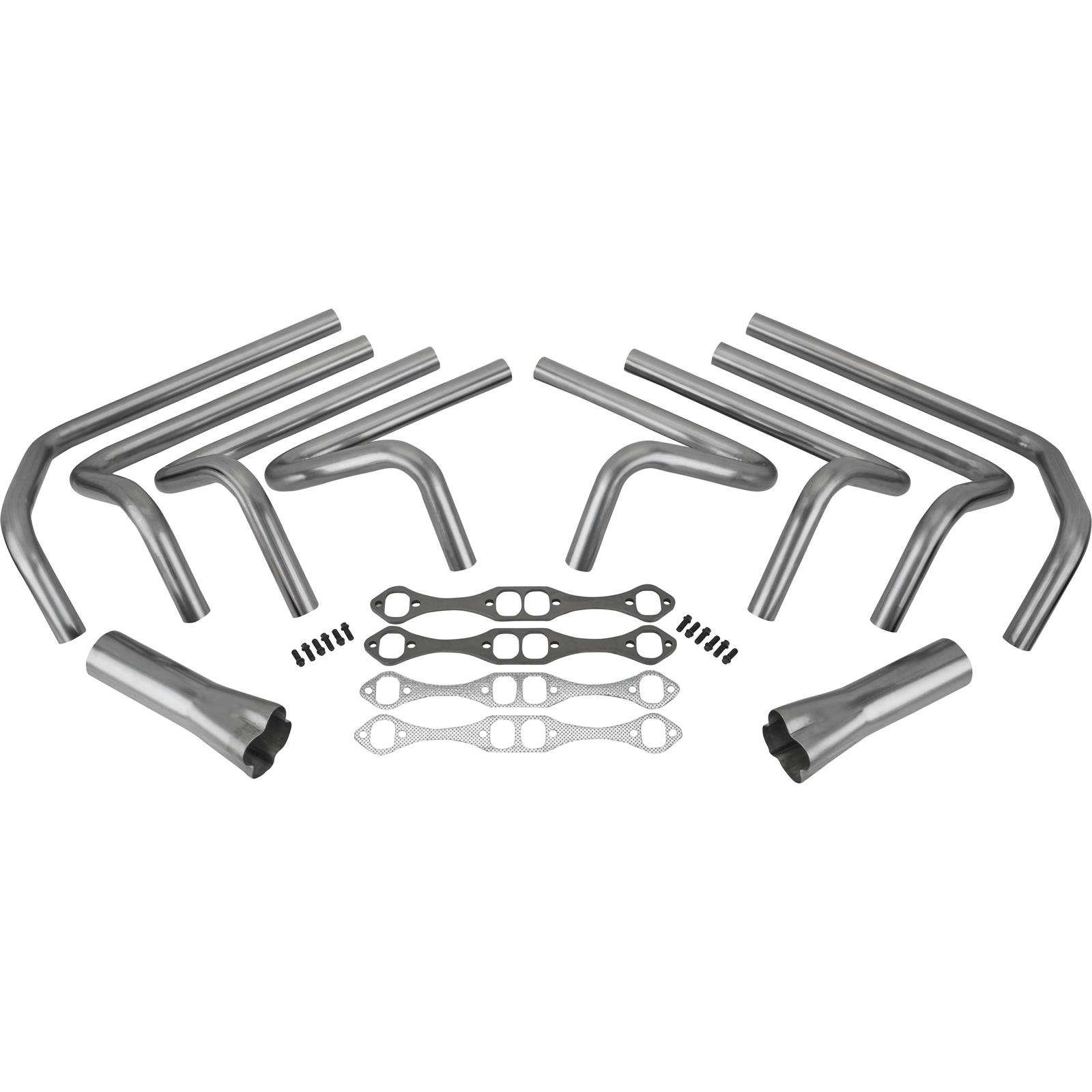 Small Block Chevy Header Kit, 1-3/4 Standard Port, 3 Inch Collector
