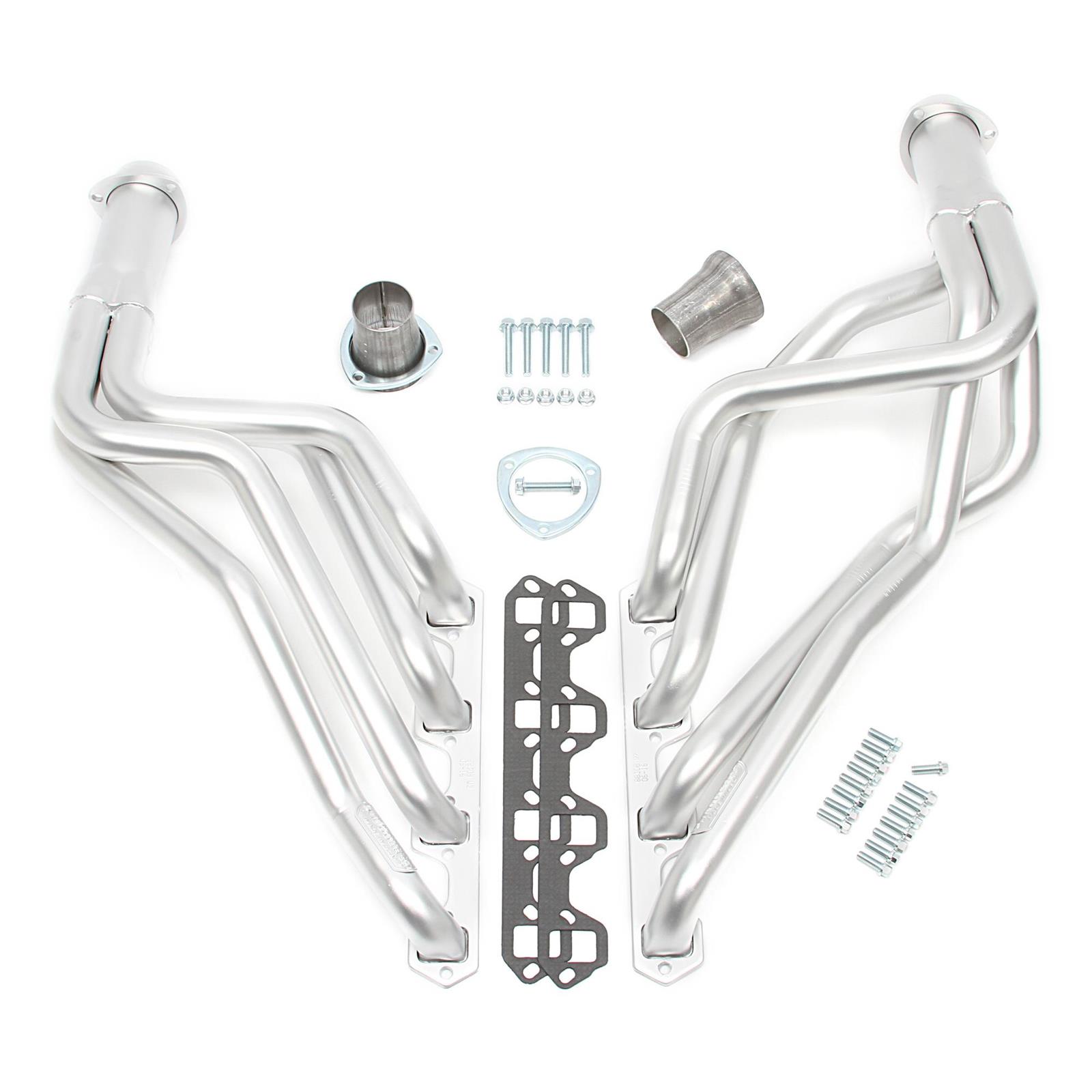 Hedman Hedders 88308 64-73 Mustang Headers, Long Tube, Silver