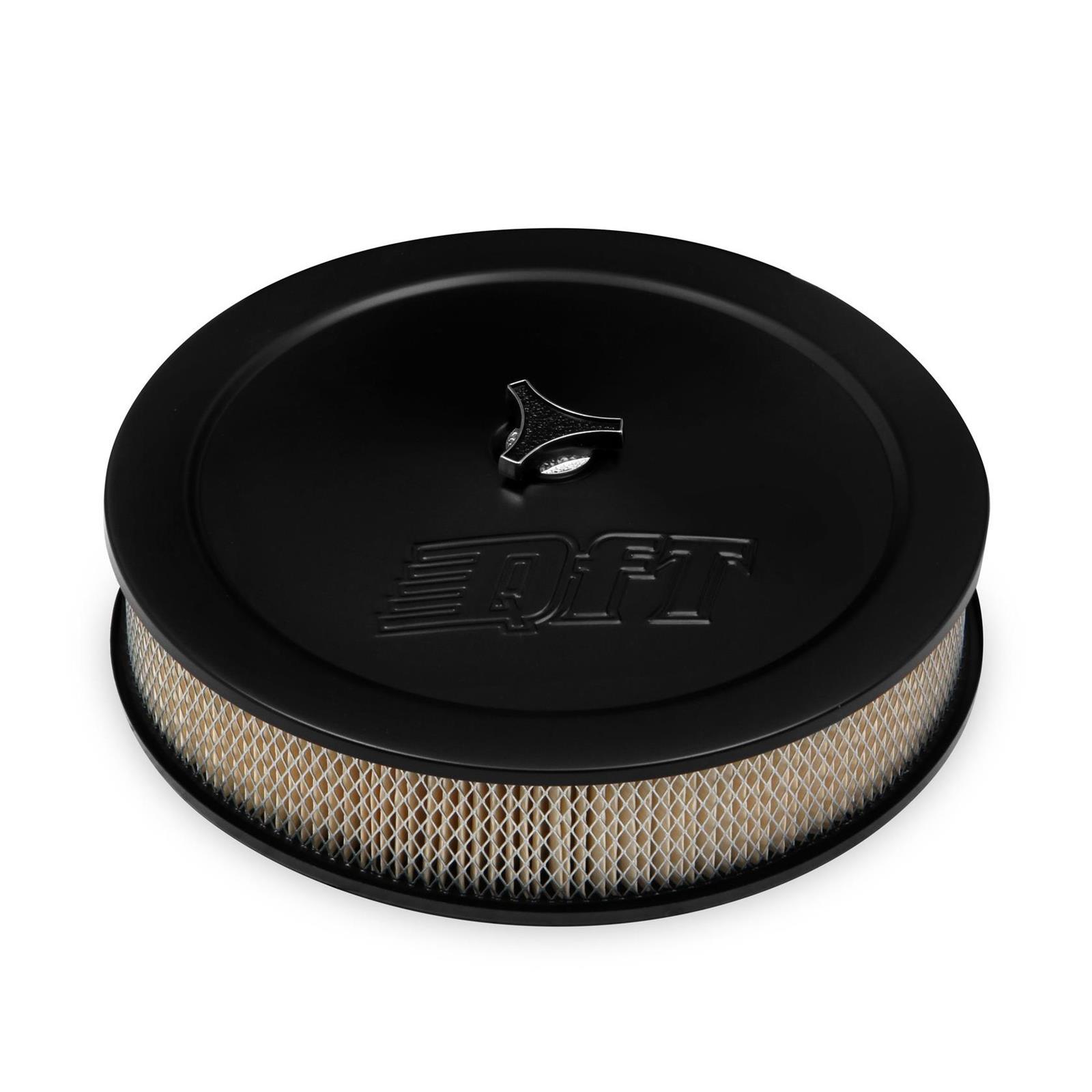 Quick Fuel 120-1BDQFT Air Cleaner, 14 Inch, Black Diamond