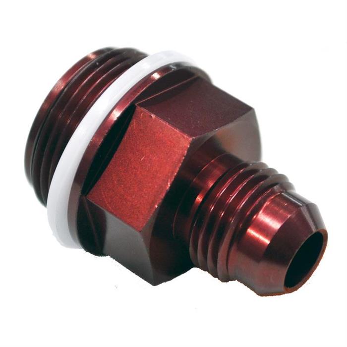 Quick Fuel 19-16QFT Fuel Inlet Fitting, 7/8-20 Inch x -6 AN, Red